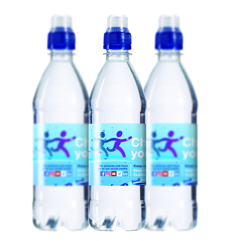 Waterflesjes 500ml met Sportdop bedrukken | Snelle Levering & Laagste Prijs